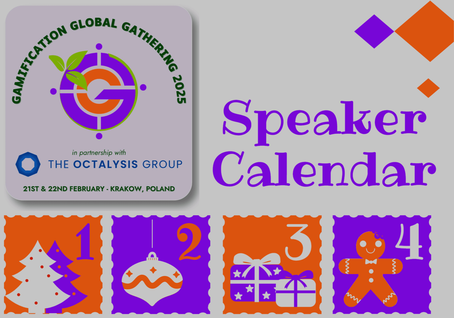 Gamification Global Advent Calendar 2024 - Our GGG25 Speakers! - Gamification Global